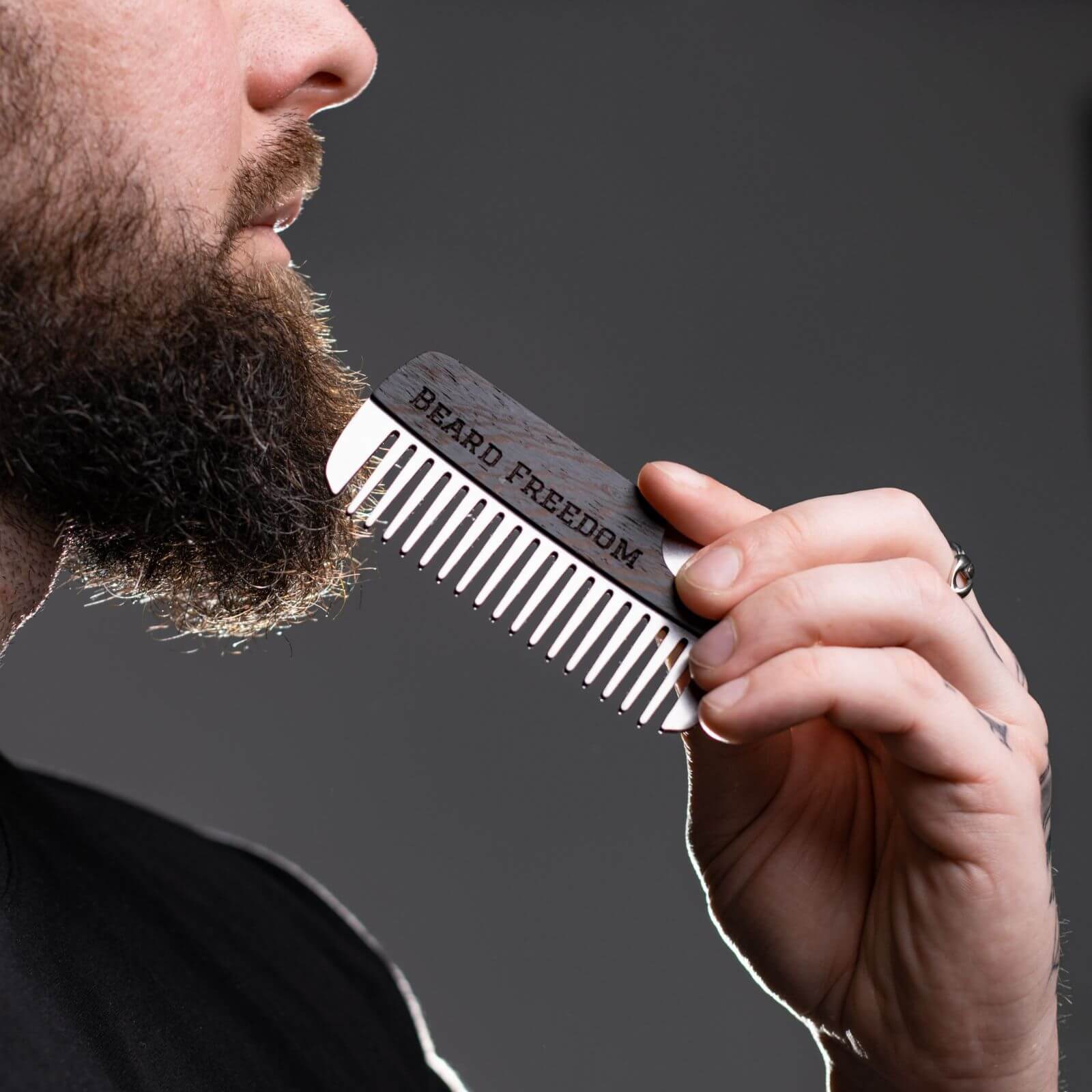 Wooden Beard Comb - Beard Freedom – Bearded Only